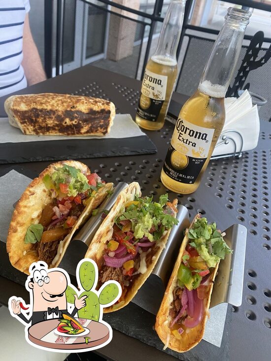 Menu at Taco Loco restaurant, Warsaw