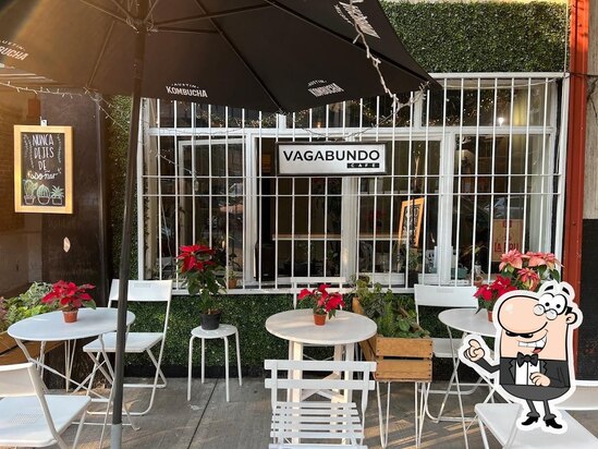 Menu at vagabundo cafe, Mexico City