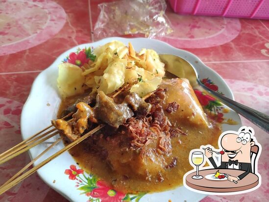 Menu at Pondok Sate Ocu Ijep restaurant, Indonesia, Jl. Raya Pekanbaru ...