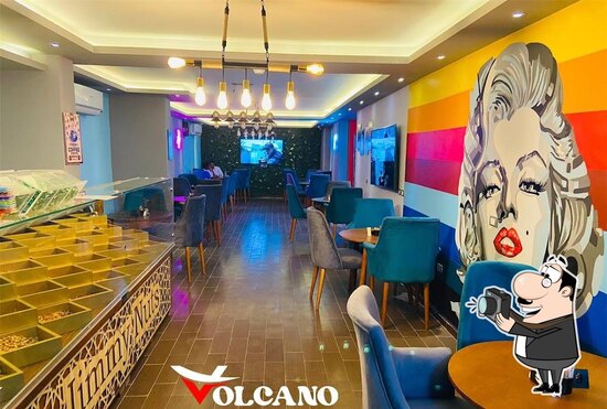 Menu at Volcano PS Cafe, New Cairo City