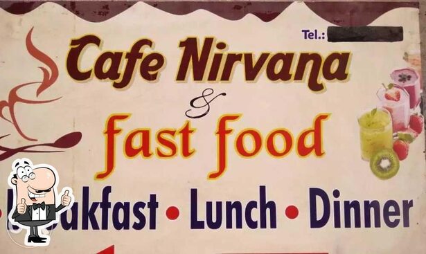 Menu at Nirvanacafe, Dehradun