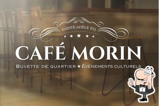 Menu au Café Morin, Sainte-Adèle