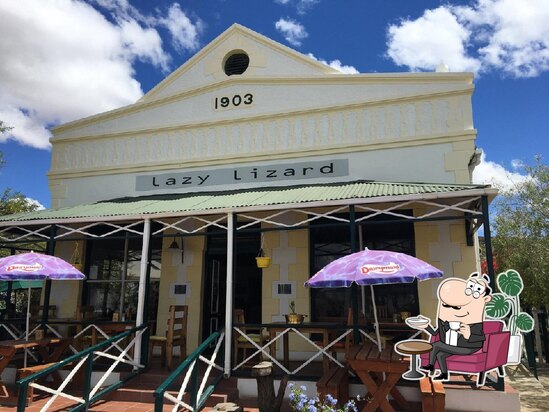 Menu at Lazy Lizard restaurant, Prince Albert