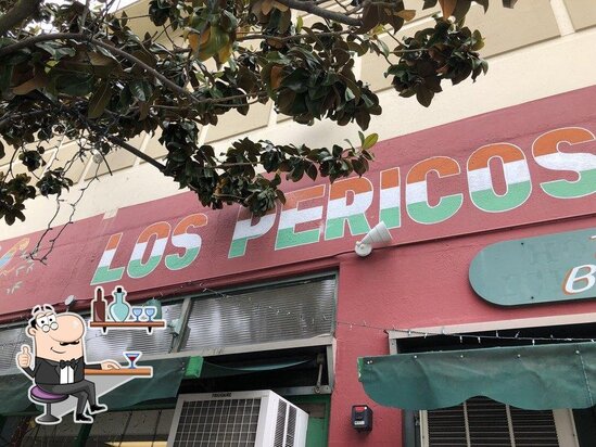 Menu at Los Pericos Taqueria restaurant, Gilroy