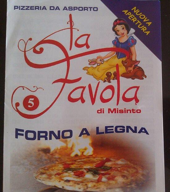 Menu da Pizzeria La Favola 5, Misinto