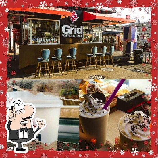 Menu at The Grid fast food, Vladivostok, Aleutskaya Street