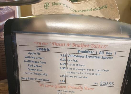 VALLEYVIEW PIZZA&STEAK in Valleyview - Restaurant reviews
