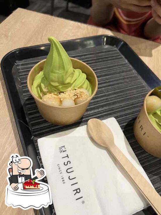 Menu at Tsujiri desserts, Makati, Ayala Center