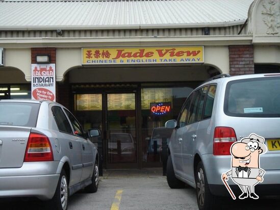 Menu at The Jade View fast food, Liverpool