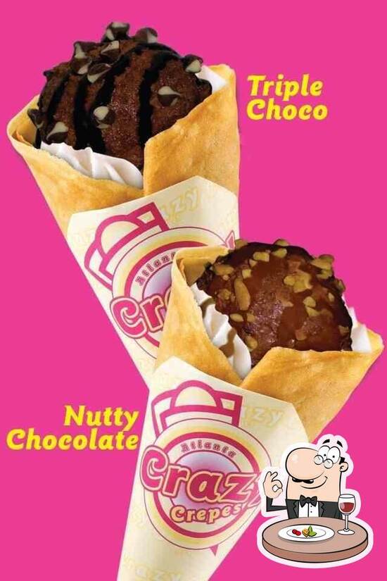 Menu at Crazy Crepes restaurant, Cebu City, SM City Cebu