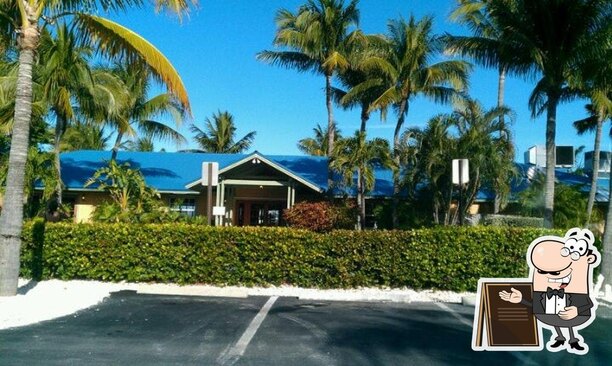 Menu at Tom's Harbor House restaurant, Duck Key