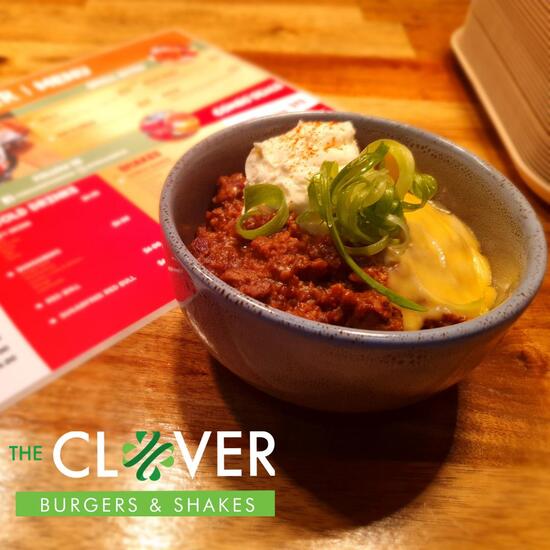 Menu at The Clover restaurant, Tauranga