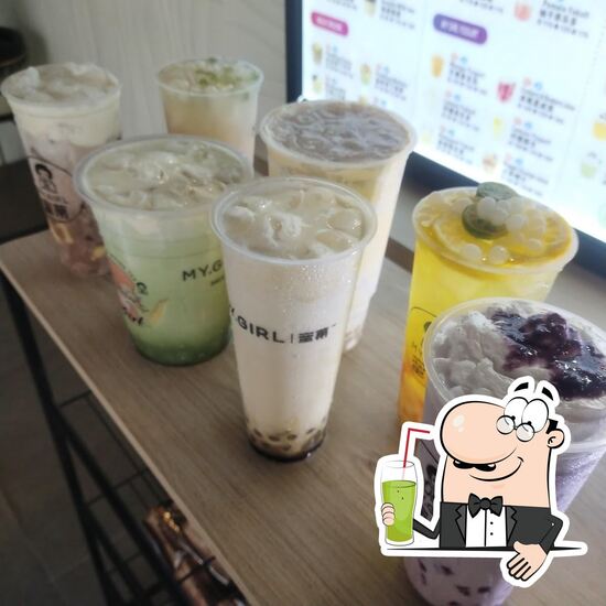 Carta del café My Girl Milk Tea and Coffee - Tagaytay, Tagaytay
