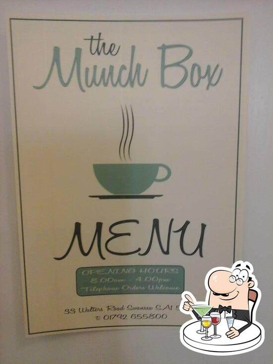 Menu at The munch box restaurant, Cwmllynfell