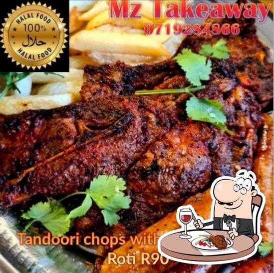 Menu at MZ Takeaway restaurant, Ladysmith