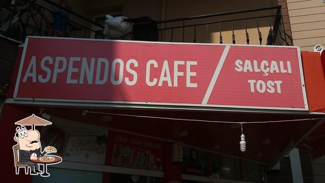 Menu at Aspendos Cafe, Antalya, Şht. Ercan Cd.