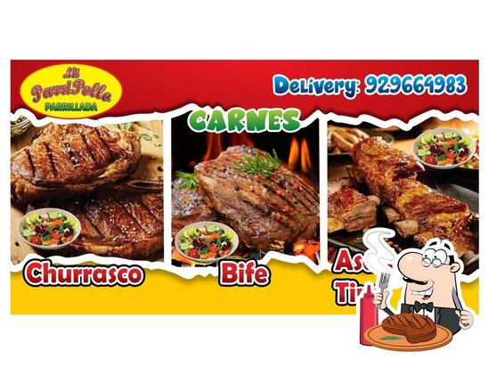 Menu at Mi parripollo restaurant, Trujillo, Av. 28 de Julio # 268