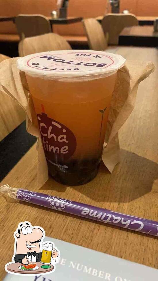 Menu at ChaTime Cafe, Melbourne, Melbourne Pl