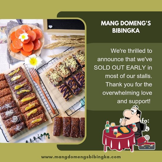 Mang Domeng's Bibingka Taguig restaurant, Taguig – menu, prices & reviews