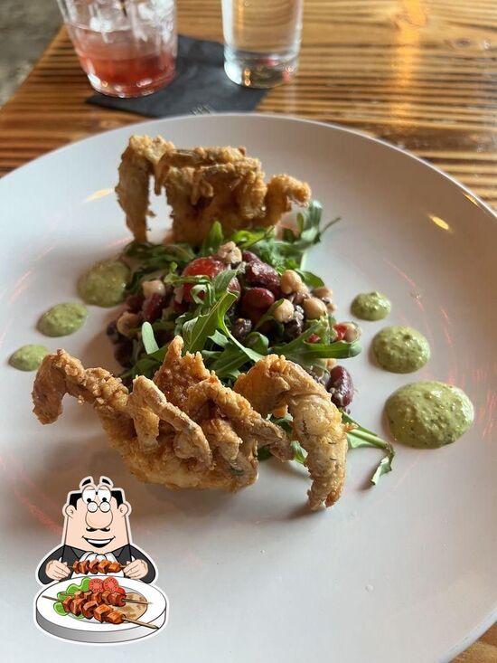 Menu at fuel bar + refuge, Spring Lake