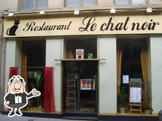 Menu at restaurant le chat noir, Saint-Étienne