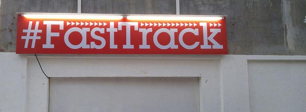 Menu at FastTrack restaurant, Cebu City