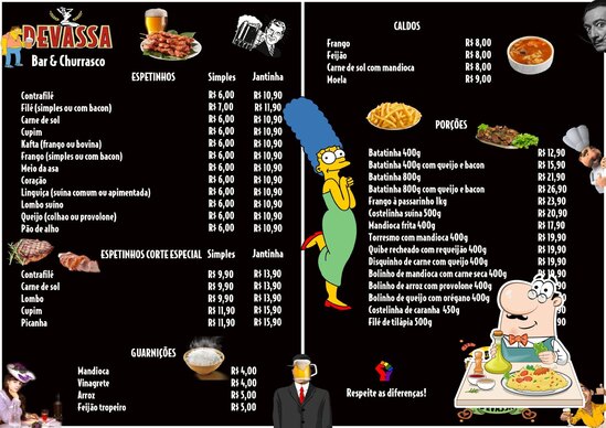 Menu em Cervejaria Devassa restaurante, Goiânia