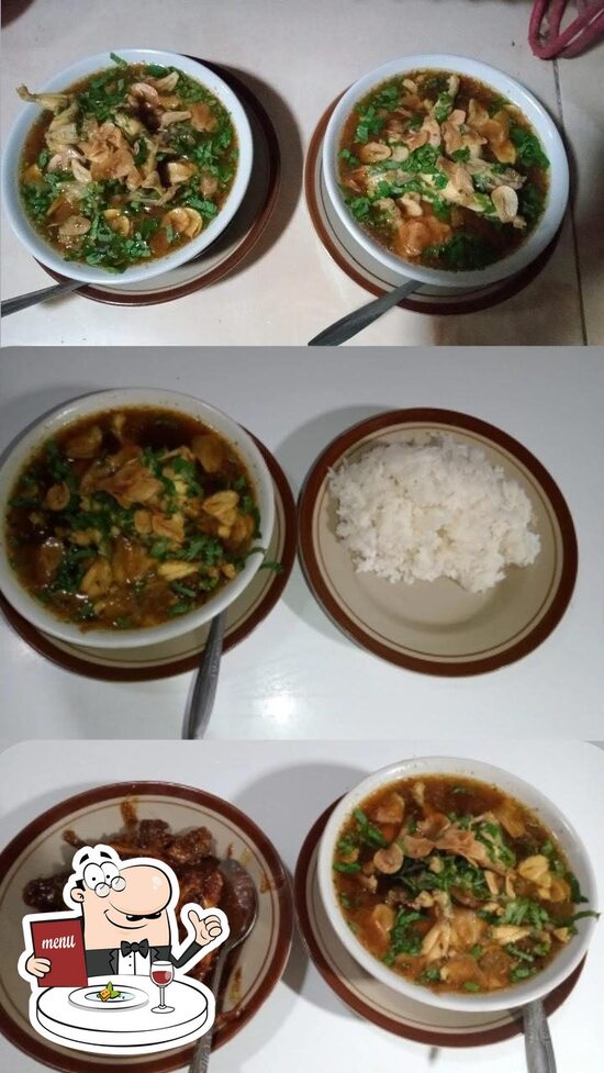 Menu at Warung 3 putri, Brati