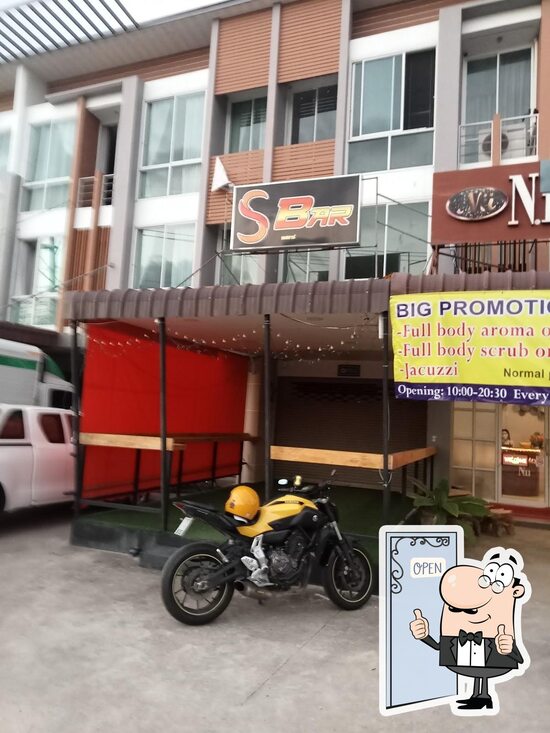 Menu at SBar, Pattaya City