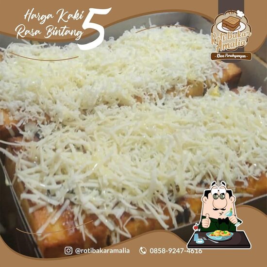 Menu at Roti Bakar Amalia khas Parahyangan restaurant, Bekasi Regency
