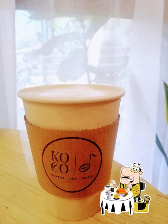 Menu at KoCo Cafe, Baguio
