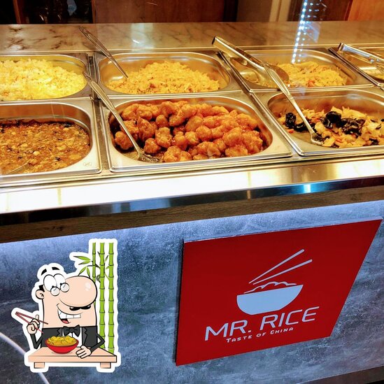 Menu at Mr. Rice restaurant, Sofia