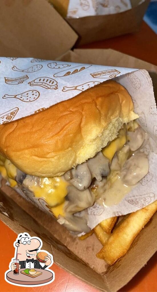 Menu at Crazy Burger restaurant, Abu Dhabi