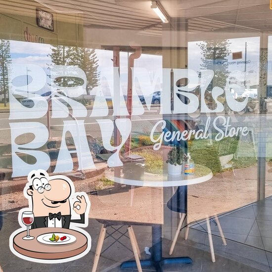 Menu at Bramble Bay General, Clontarf