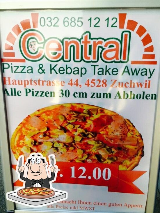 Central Pizza und Kebab, Zuchwil - Restaurantspeisekarten und Bewertungen