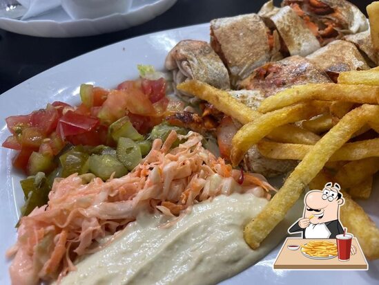 Menu at Syrian rose expresso restaurant, Randburg