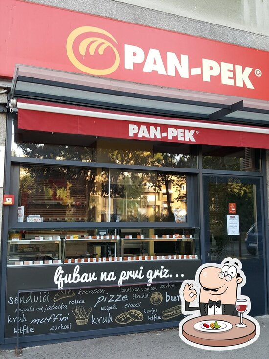 Menu at Pan-pek, Zagreb, Ul. Gupčeva zvijezda 1
