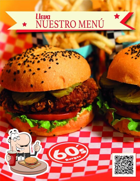 Carta del restaurante 60s Burger Sixties Hamburguesas en Toluca ...