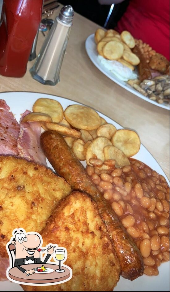 Menu at Gingers cafe, Gravesend