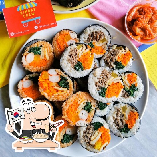 Menu at Kimbap_Crew restaurant, Bangkok