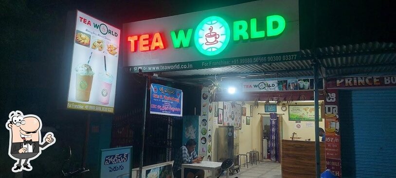 Menu at Tea World labour colony, Warangal