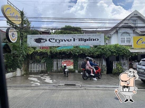 Menu at Crave Filipino restaurant, Tagaytay