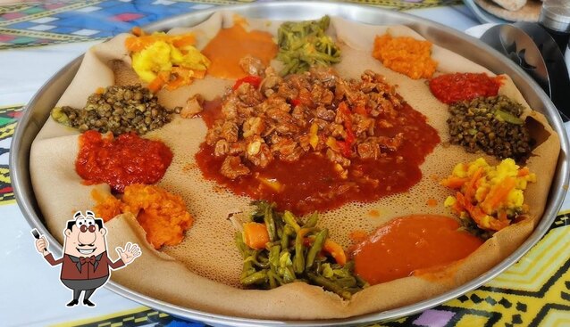 Menu at Selina Eritrean & Ethiopian Restaurant, Manchester