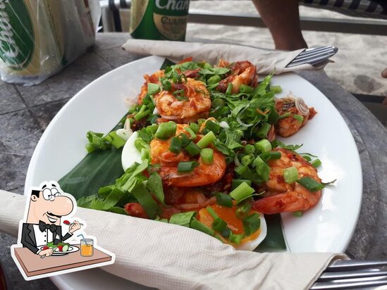 Menu at Long Beach bungalow bar & restaurant, Thab Prik