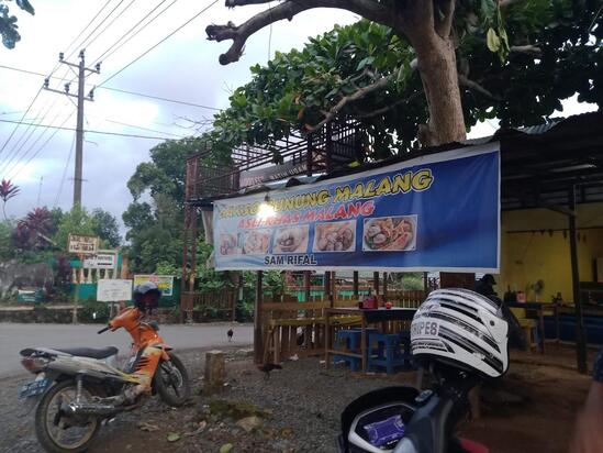 Menu at BAKSO GUNUNG MALANG restaurant, Angsau