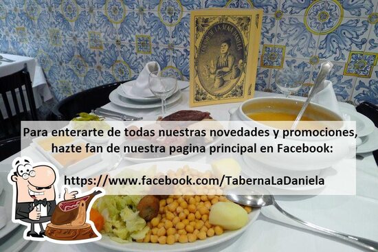 Restaurante Taberna La Daniela, Madrid, Calle Cuchilleros - Carta del ...