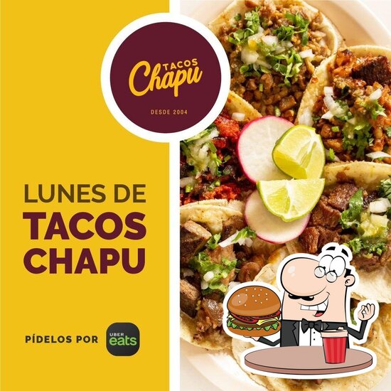 Menu at Tacos Chapultepec restaurant, Guadalajara