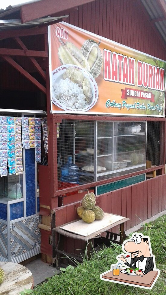 Menu at Katan Durian sungai pasak cafe, Pariaman
