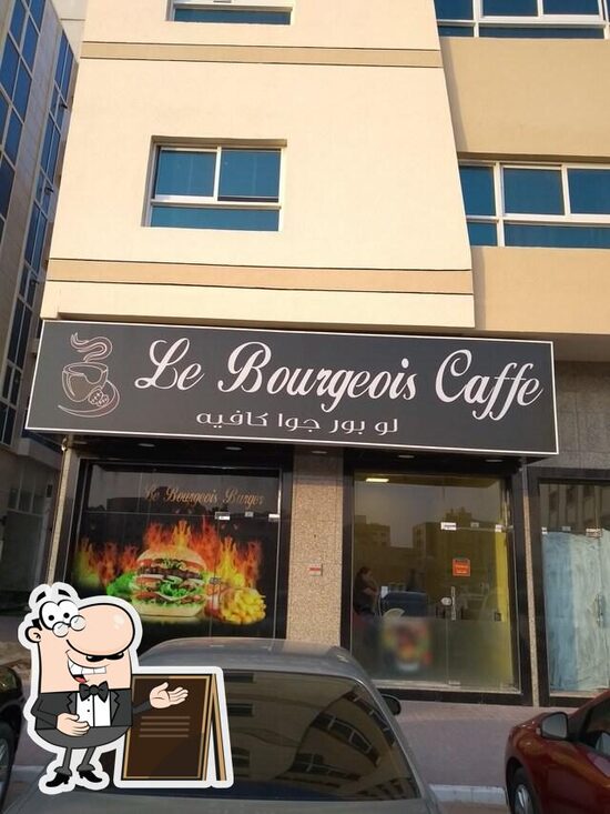 Menu at Le Bourgeois Cafe, Ajman