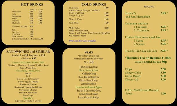 Bahama Bay, The ELKOLET Centre, Mill Ln in Alton - Restaurant menu and ...
